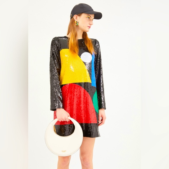 kate spade | Dresses | Kate Spade New York Embellished Geometric Dress ...